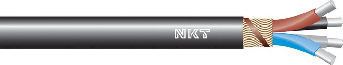 1 kV kabler AL 4-core waveform Cu sne | NKT